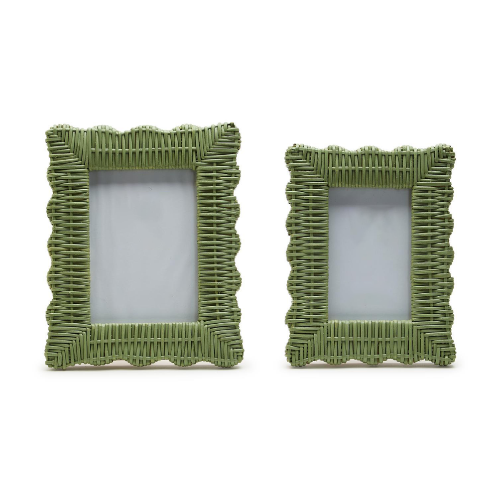 Green Wicker Frame, Set of 2 – The Collective Dallas